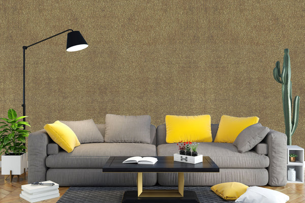 Distressed Gold Concrete Effect Wallpaper for Living Room – Vishal ...